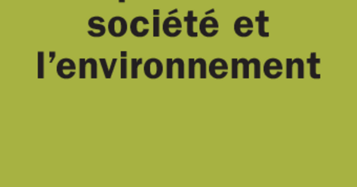 Dépliant WSL Recherche pour la société et l'environnement 2019
