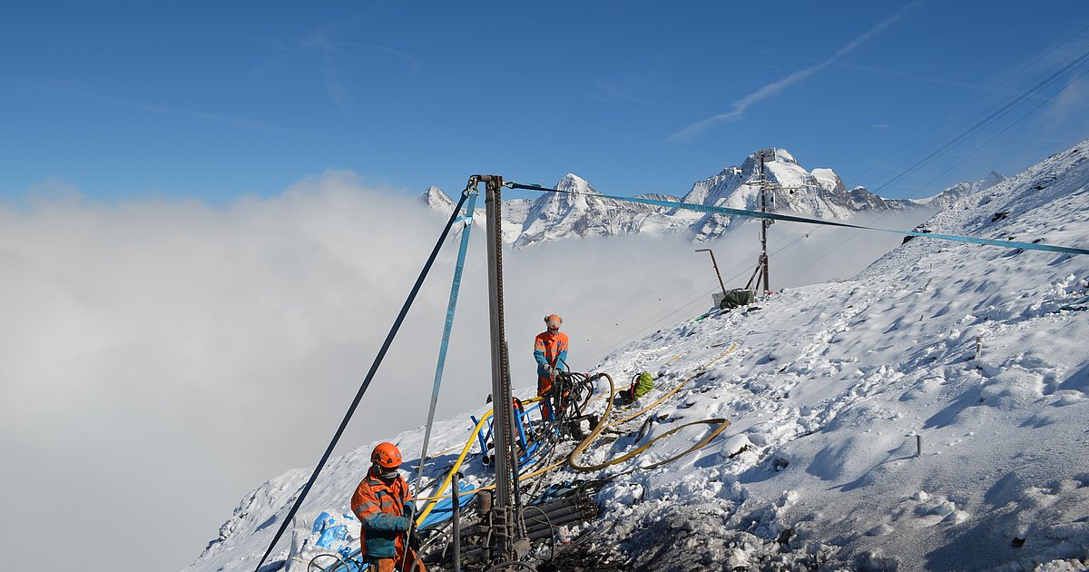 Alpine permafrost is warming again