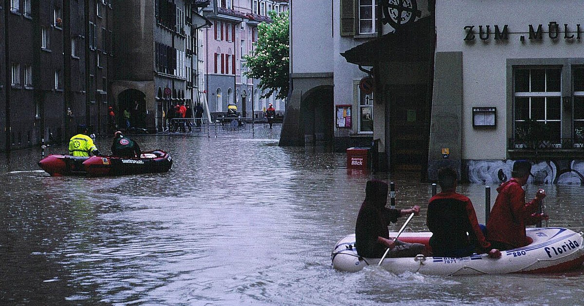 Vor 25 Jahren: Mai-Hochwasser in der Schweiz