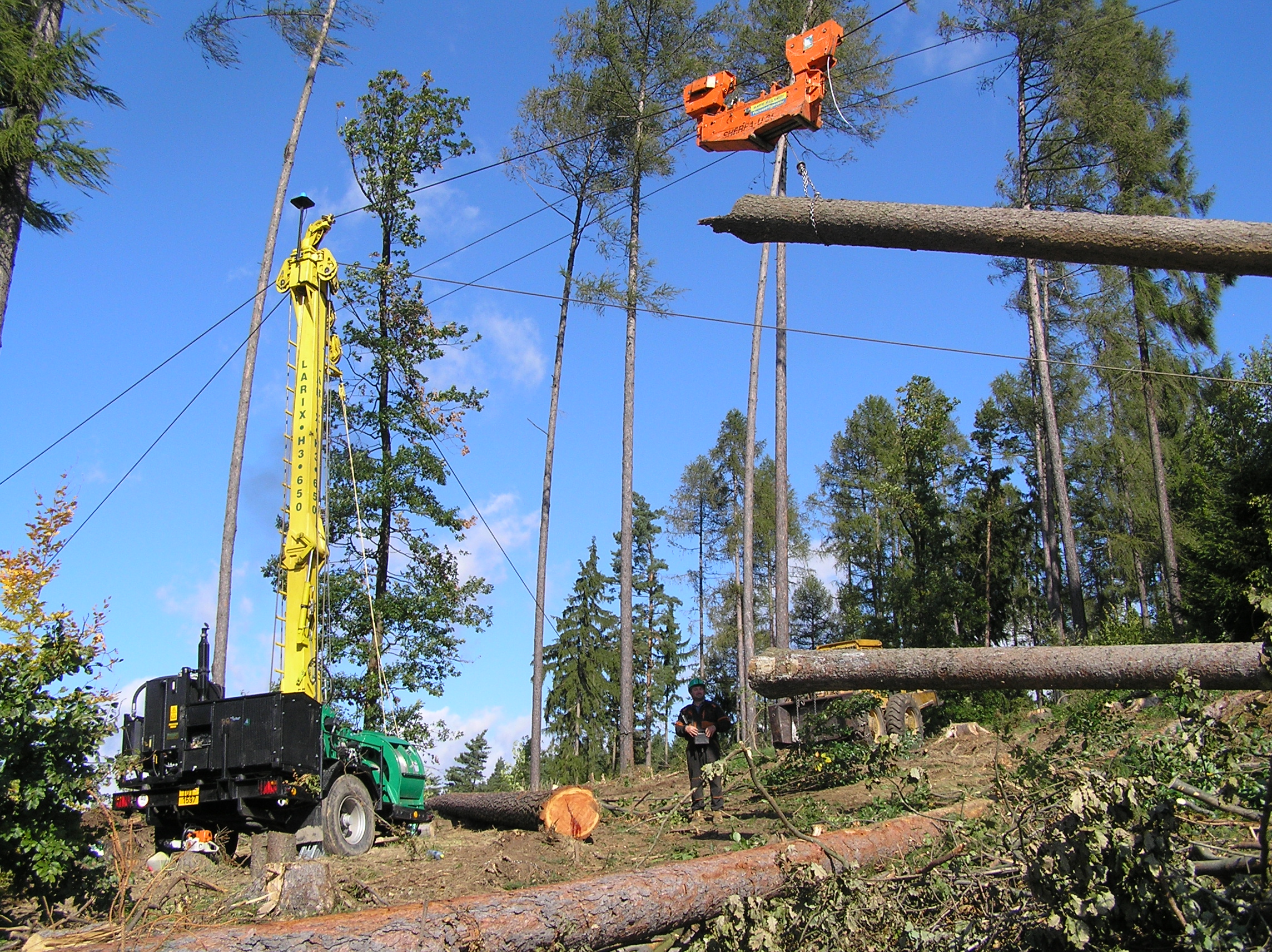 Research optimizes the use of cable yarders in forestry work