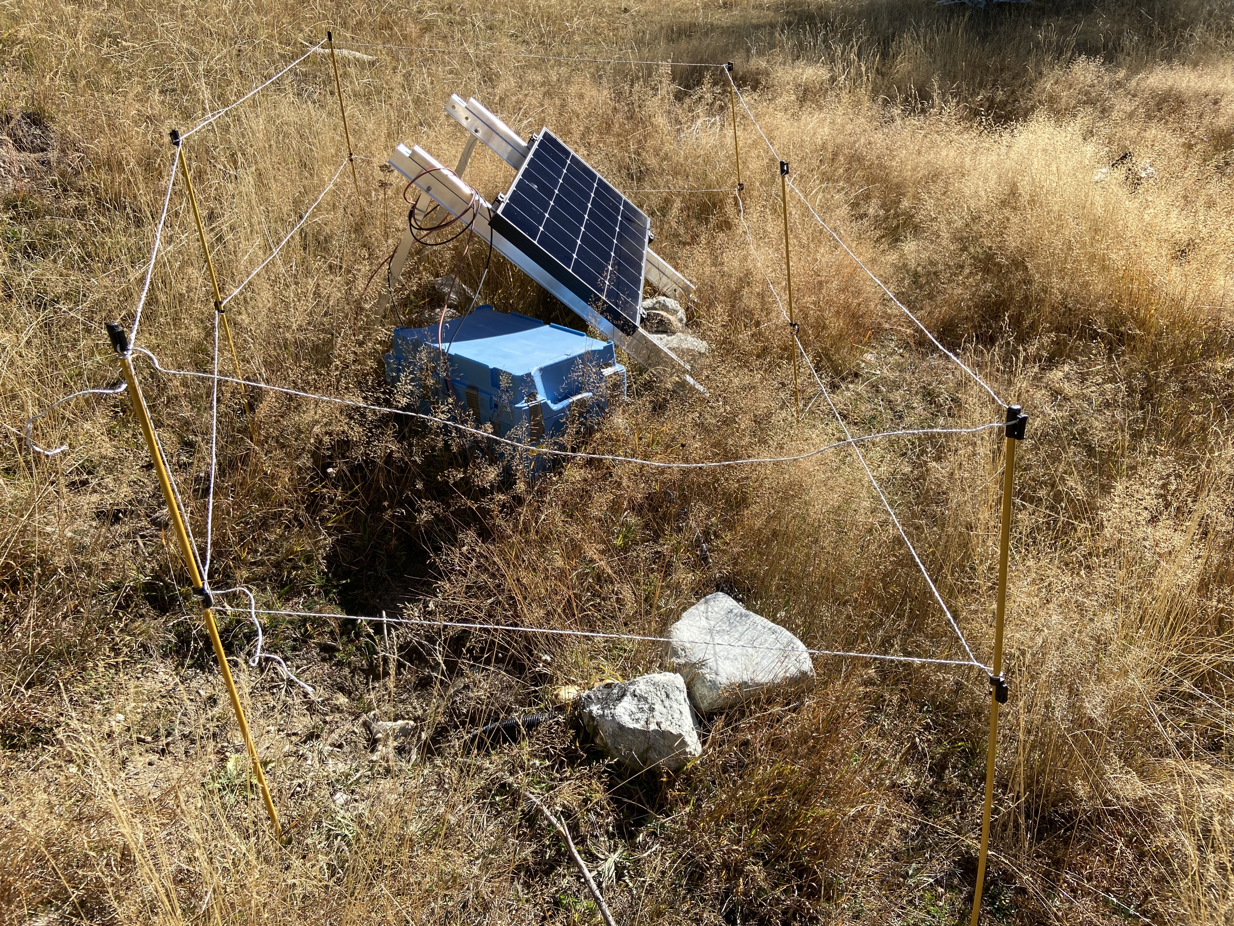 Debris-flow observation station