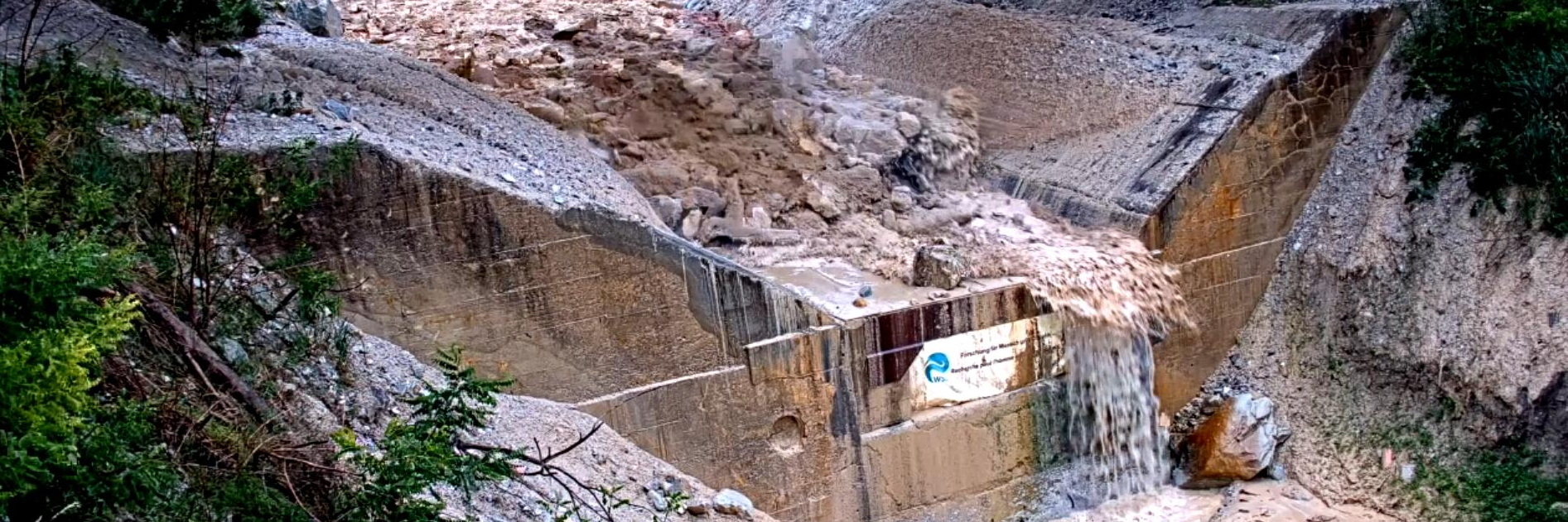 Debris-flow observation station